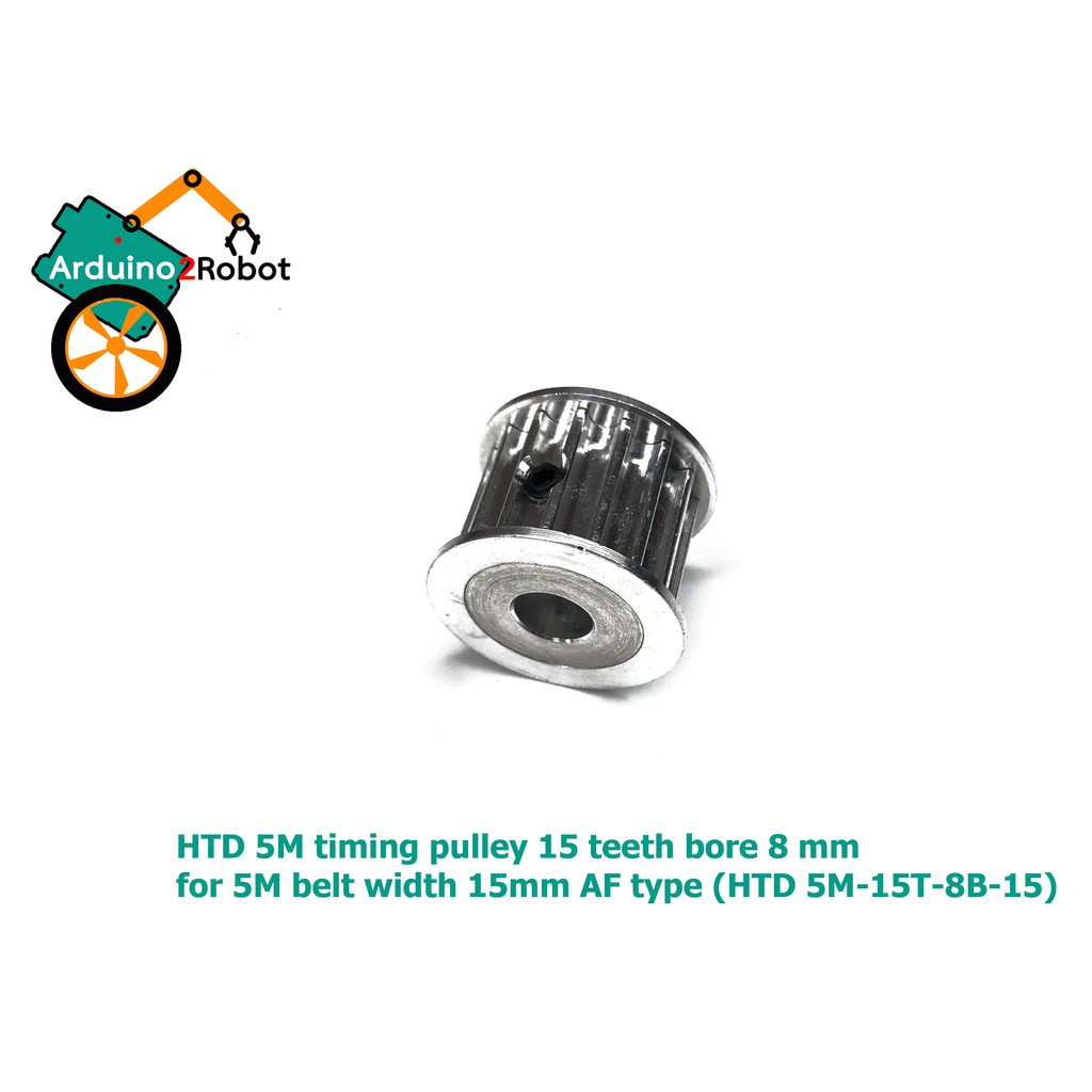 HTD 5M timing pulley 15 teeth bore 8 mm for 5M belt width 15mm AF type ...