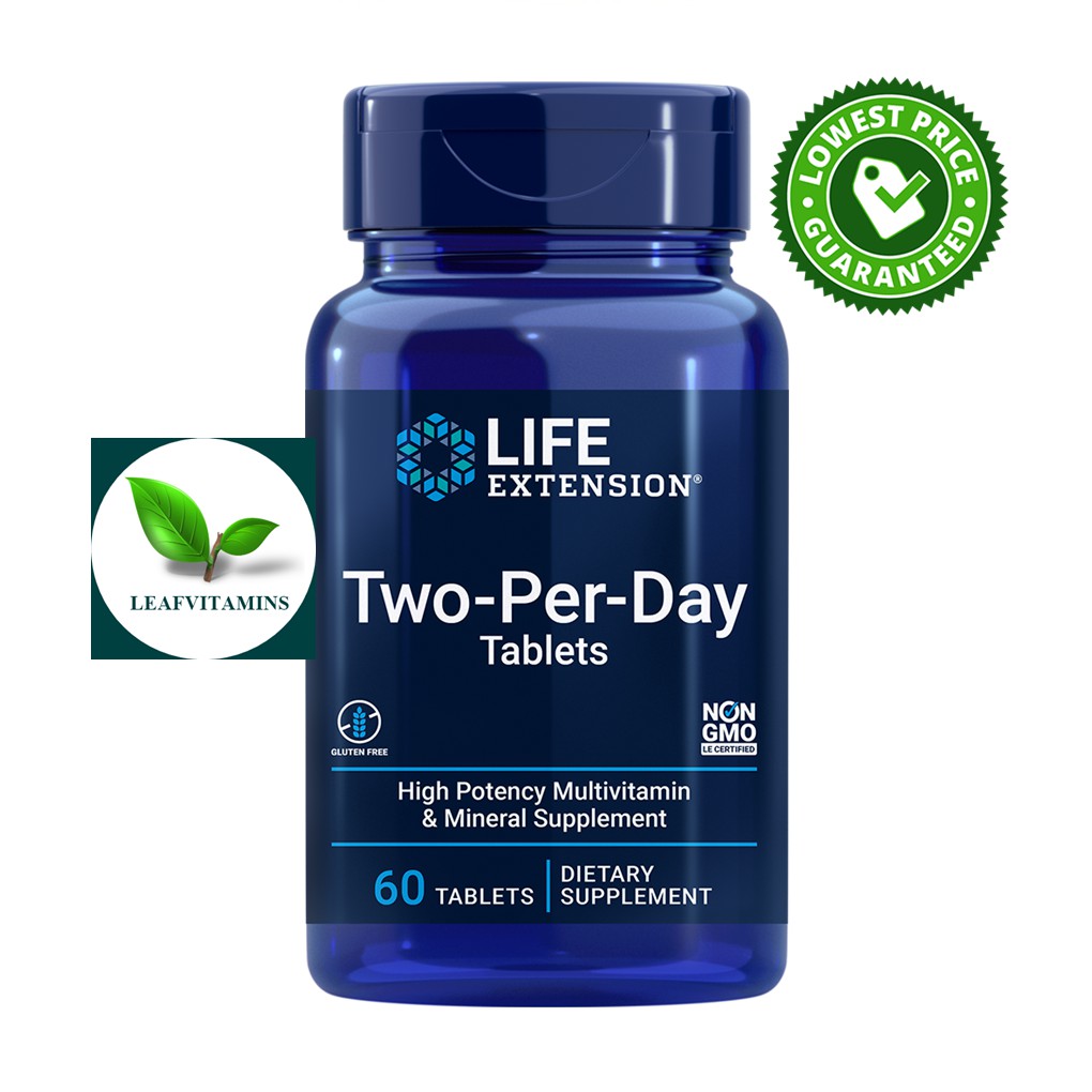 Life Extension Two-Per-Day Tablets / 60 Tablets | Shopee Thailand