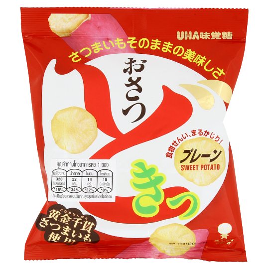 ขนมญี่ปุ่น uha osatsudoki sweet potato chips 65g มี 2 รส original และ butter เนย | Shopee Thailand