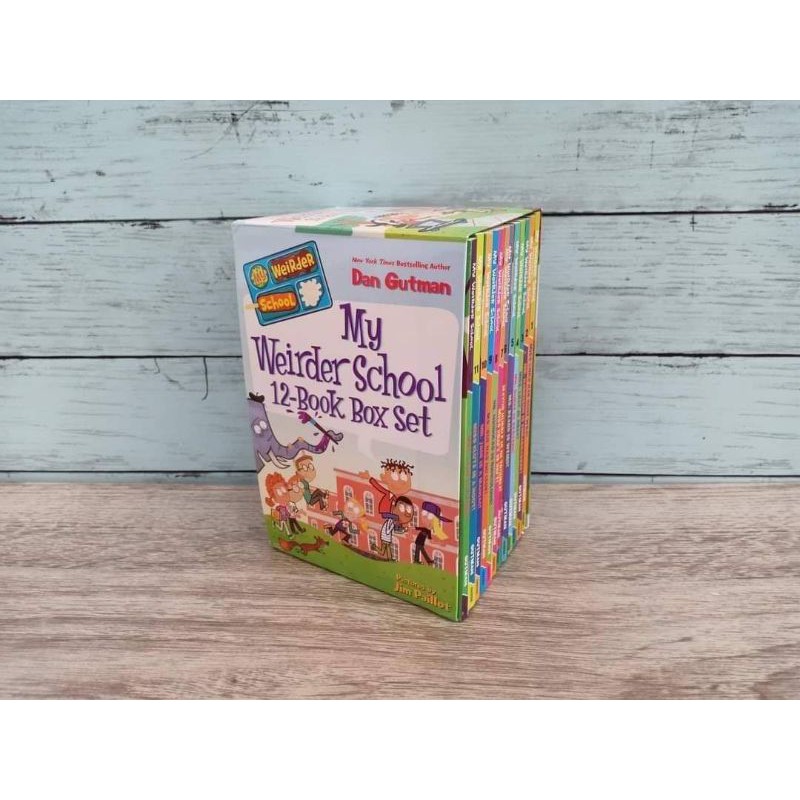 My #Weirder School 12 book boxsetby Dan Gutman and illustrated by Jim ...