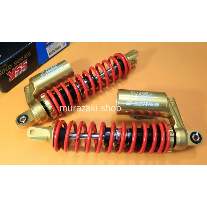 โช็ค YSS Yamaha Aerox TC302-305T-02-853N G-SERIES GOLD NEW BLACK/RED ...