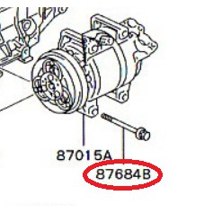 น๊อคยืดคอมแอร์ Mitsubishi มิตซู แท้ เบิกศูนย์ รหัส MF244870 | Shopee ...