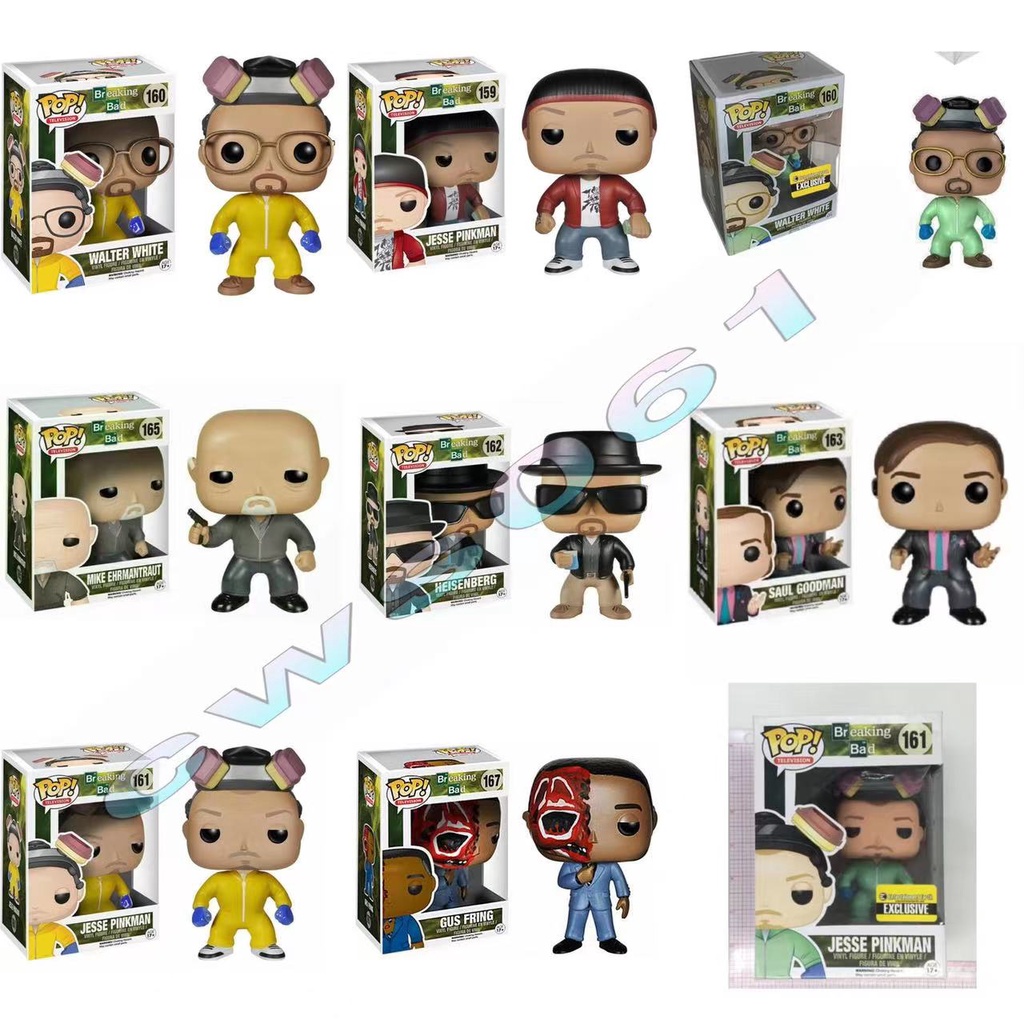 FUNKO POP Breaking Bad Series Action Figurines Heisenberg Walter สีขาว ...