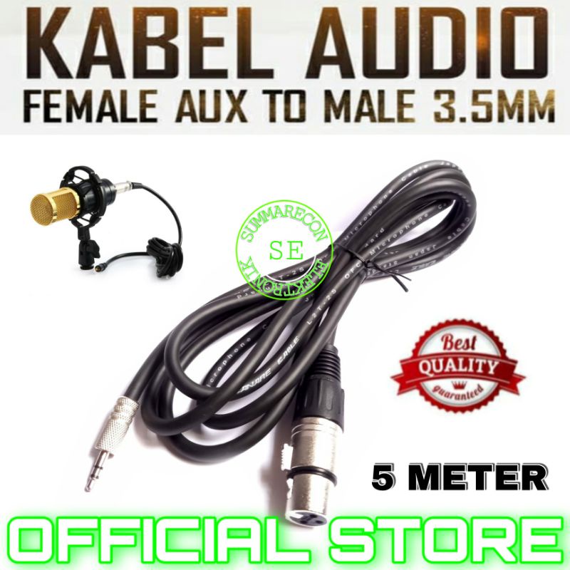 Bm 800 bm 700 bm 900 สายไมค์คอนเดนเซอร์ 5 เมตร | Shopee Thailand