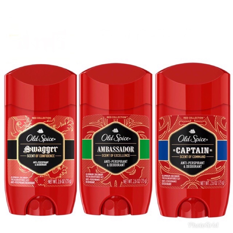Old Spice Red Collection Antiperspirant and Deodorant for Men 2.6 oz ...