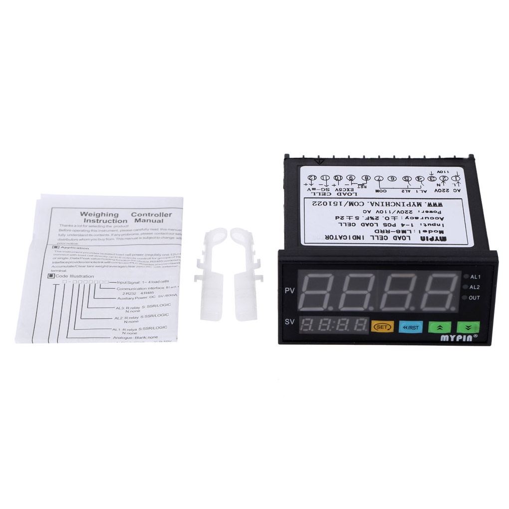 [Coco] MYPIN LM8-RRD Digital Weighing Controller LED Display Weight Controller 1-4 Load Cell ...