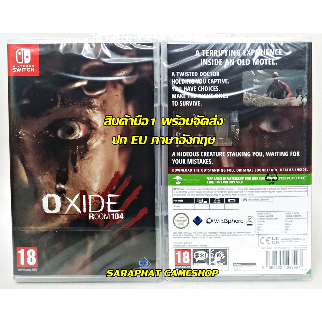 Nintendo Switch OXIDE ROOM104 ปก EU ภาษาอังกฤษ พร้อมส่ง | Shopee Thailand