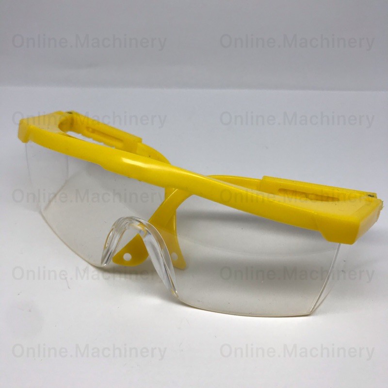 สีเหลืองแว่นตานิรภัยแว่นตา Eye Protection Cermin Mata Mesin Rumput ...