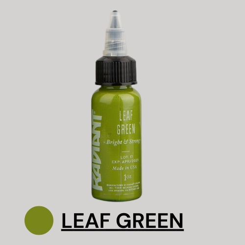 สีสัก Radiant Colors Tattoo Ink 1 oz yellow green | Shopee Thailand