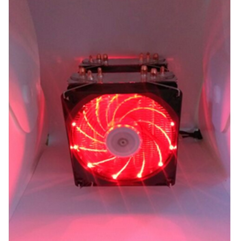 AVC LED cpu cooler 6 ฮีทไปท์ cpu cooler ใส่ได้ INTEL AND AMD | Shopee ...