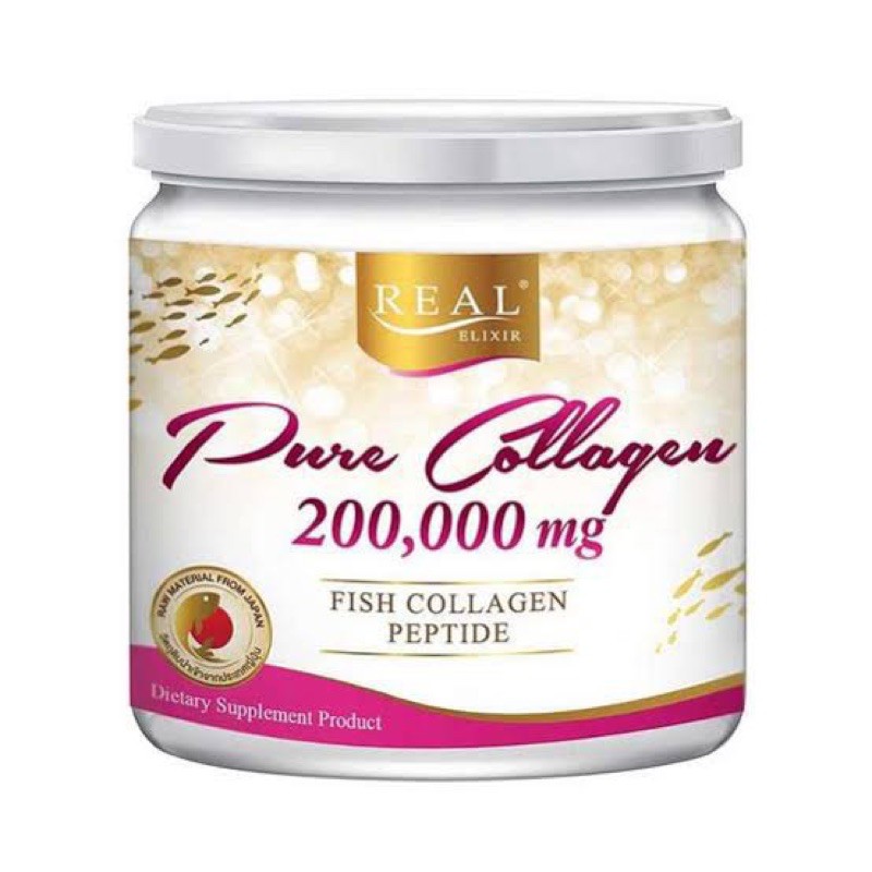 Real Pure Collagen 200000 mg เพียว คอลลาเจน 1 กระป๋อง | Shopee Thailand