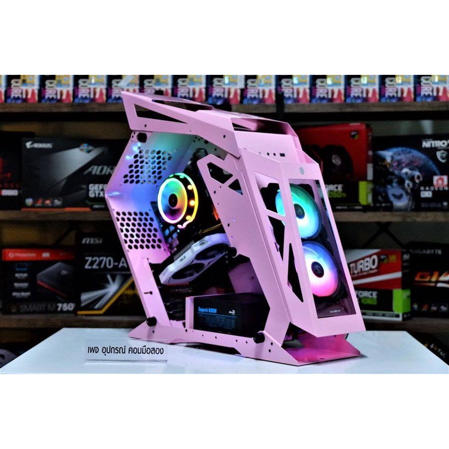 เคสคอมไฟ RGB ATX CASE (NP) TSUNAMI PROTECTOR GOLIATH TG | Shopee Thailand