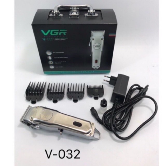 แบตตาเลี่ยน VGR v-032 ปัตตาเลี่ยนอลูมิเนียมทั้งตัว พร้อมกระเป๋าปัตตาเลี่ยนไร้สาย | Shopee Thailand