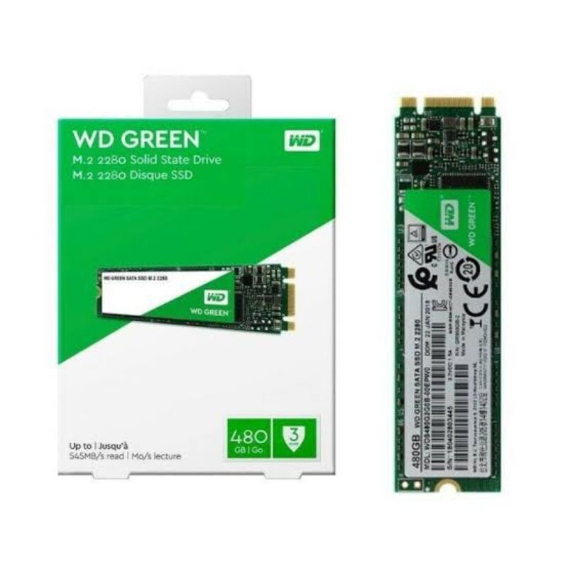 WD GREEN 480 GB SSD (เอสเอสดี) SATA M.2 2280 (WDS480G2G0B) | Shopee ...
