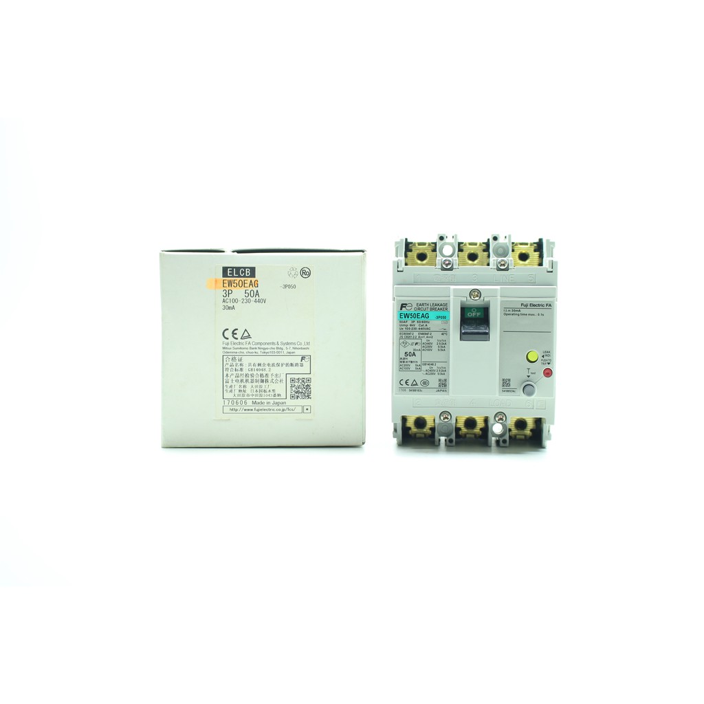 EW50EAG 3P 50A 30mA FUJI ELECTRIC ELCB | Shopee Thailand