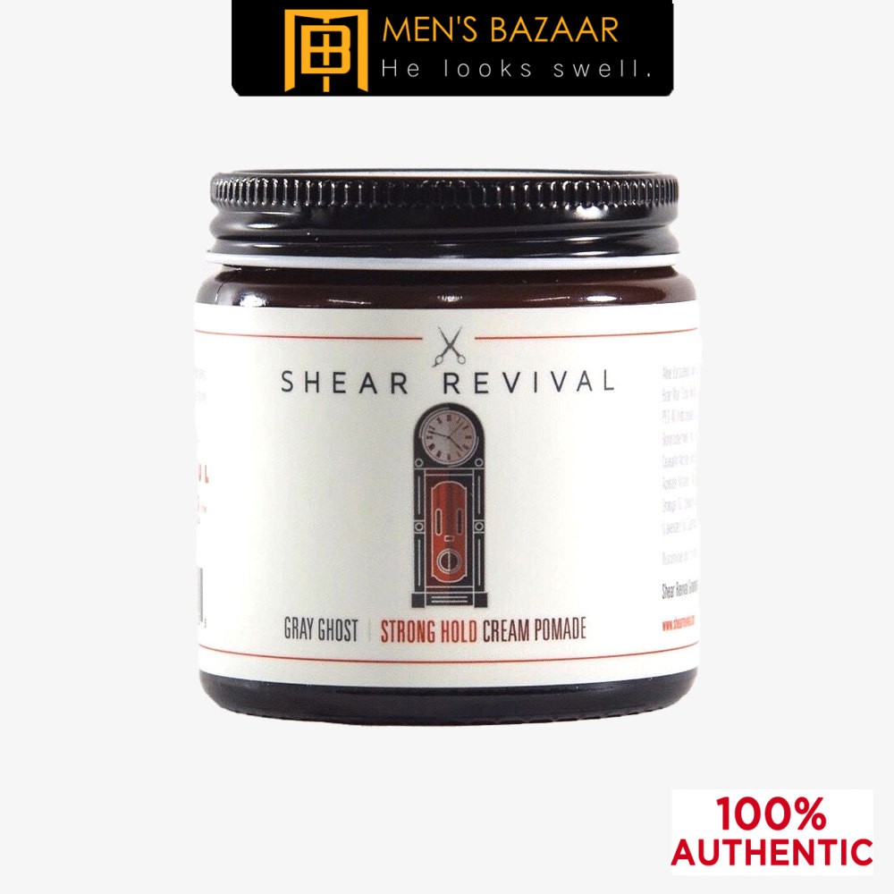 Shear Revival Gray Ghost Strong Hold Cream Pomade | Shopee Thailand