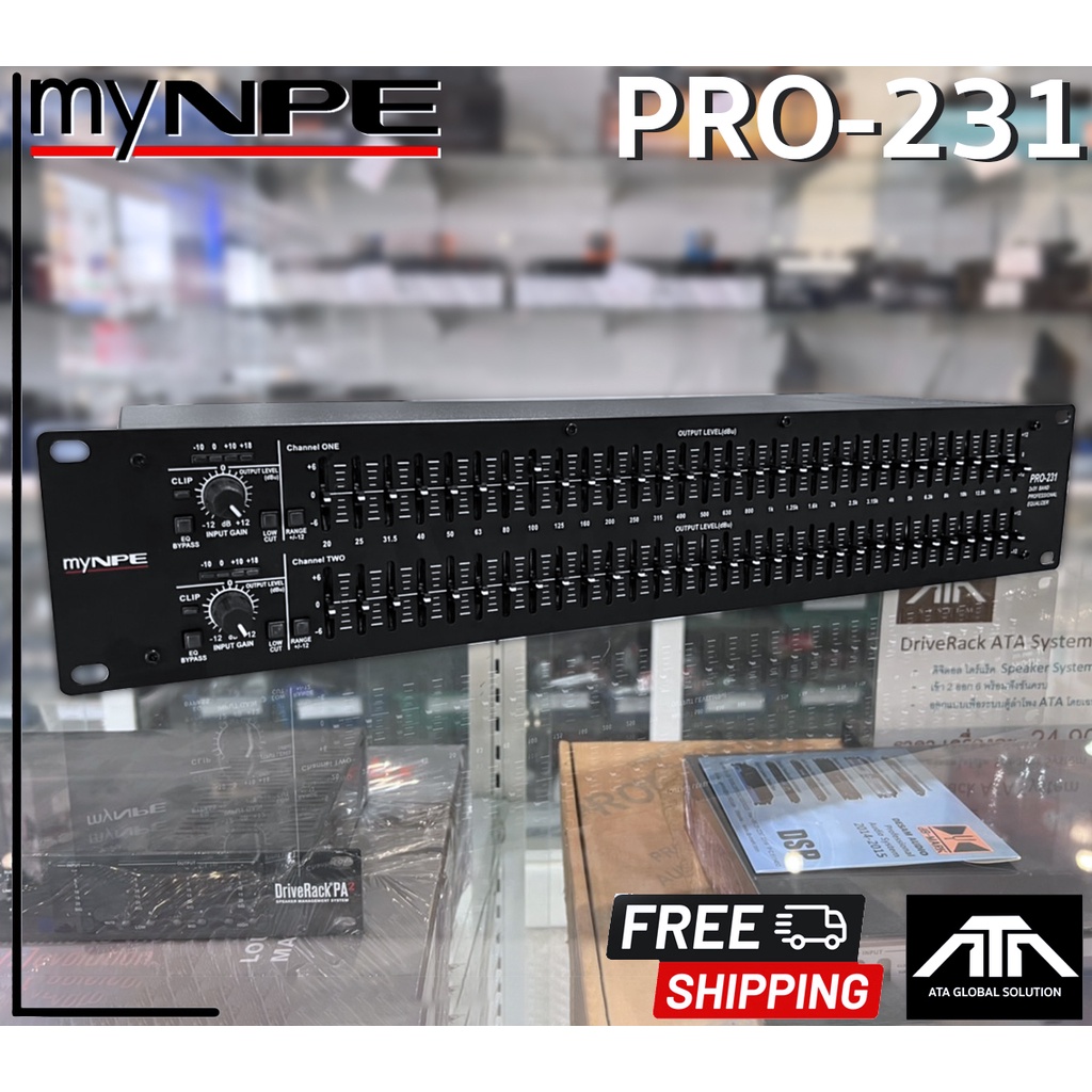 MYNPE PRO-231 EQ Equalizer 231 MY NPE PRO 231 อีคิวอีควอไลเซอร์ PRO231 31ช่อง เครื่องแต่งเสียง ...