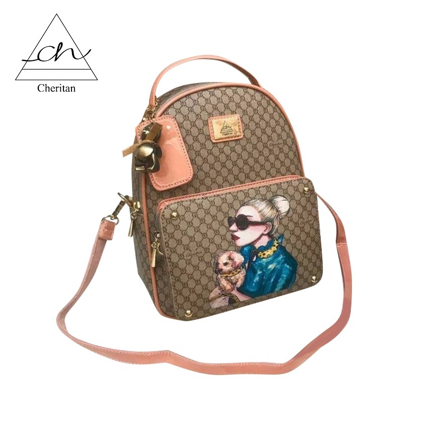 Cheritan กระเป๋าเป้ 3in1 รุ่นF4-2 สกรีนลายGAGA เชอริตัน | Shopee Thailand