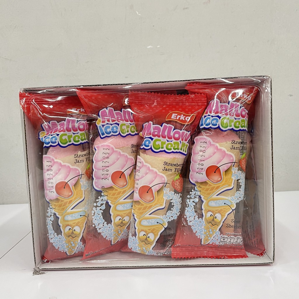 (มี 3 รสชาติ) Erko Mallow Ice Cream Jam Filling แมลโลว์ ไอศกรีม แจม ฟิล ...