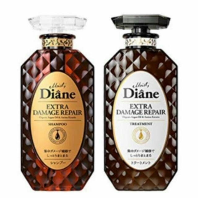 Moist Diane Extra Damage Repair Shampoo & Conditioner 450 ml. | Shopee ...