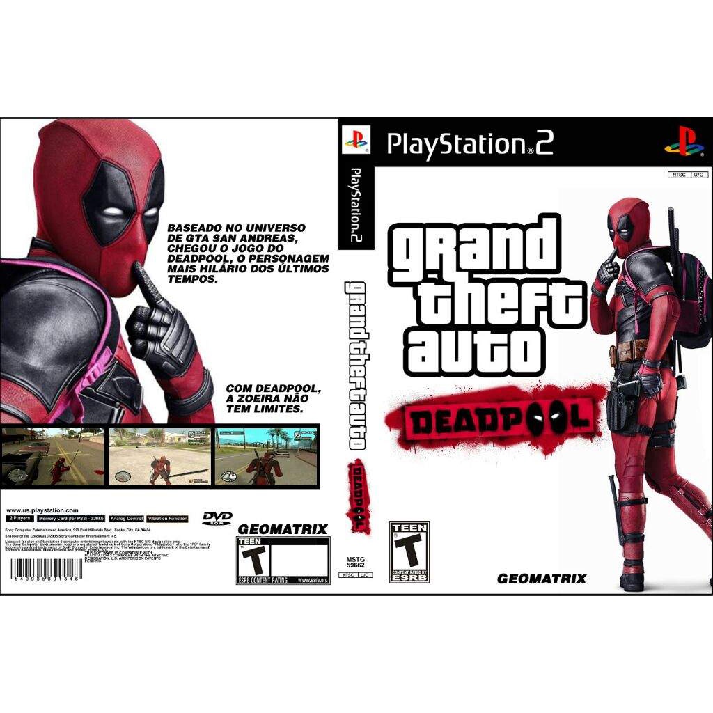 GTA deadpool แผ่นเกมส์ PS2 | Shopee Thailand