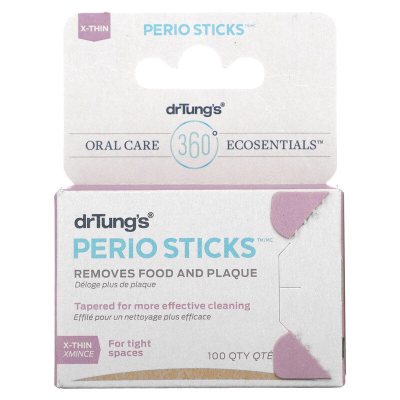Dr.Tung's ไม้จิ้มฟัน ถนอมเหงือก แบบบาง Perio Sticks X-Thin (100 Qty) or ...
