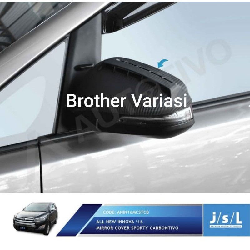 ฝาครอบกระจก All New Innova Reborn Mirror Cover Sporty Carbontivo ...