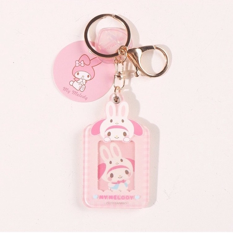 🔥[พร้อมส่ง] Miniso x Sanrio photo frame keychain พวงกุญแจกรอบรูป ID ...