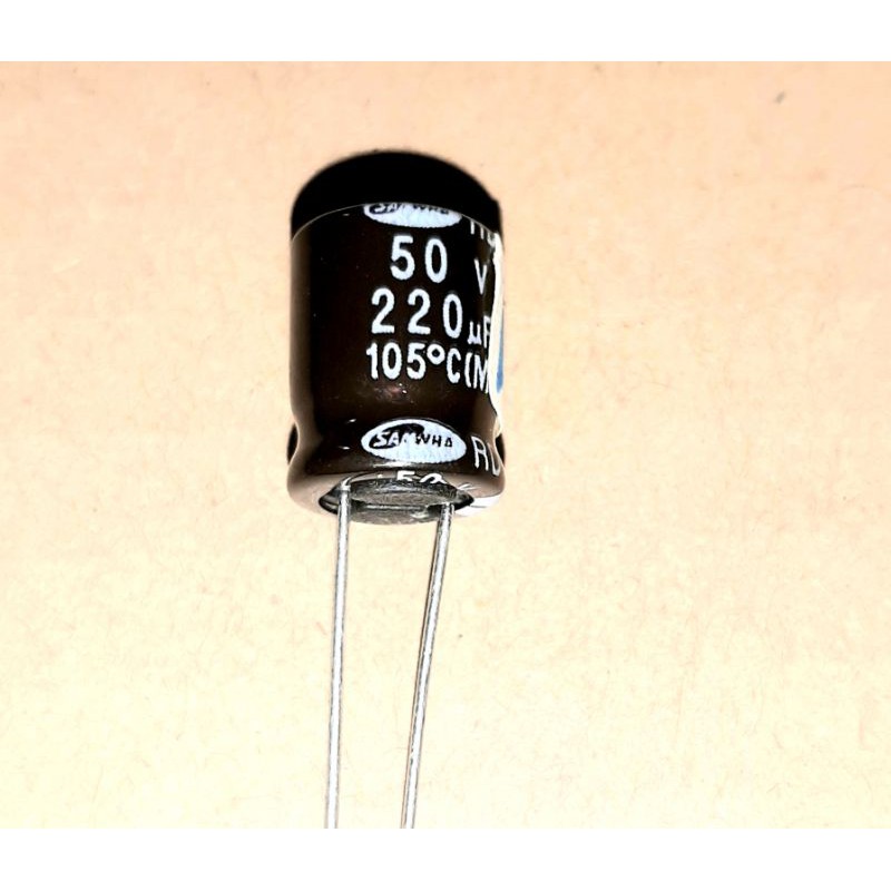 C 220 uf 50v (แพค 2 ตัว) C เก็บประจุไฟ | Shopee Thailand