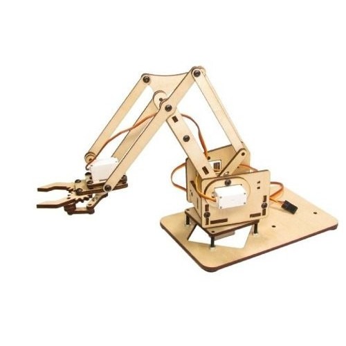Wooden Robot Arm Kit ชุดคิตสำหรับสร้างแขนกล โรบ็อท | Shopee Thailand