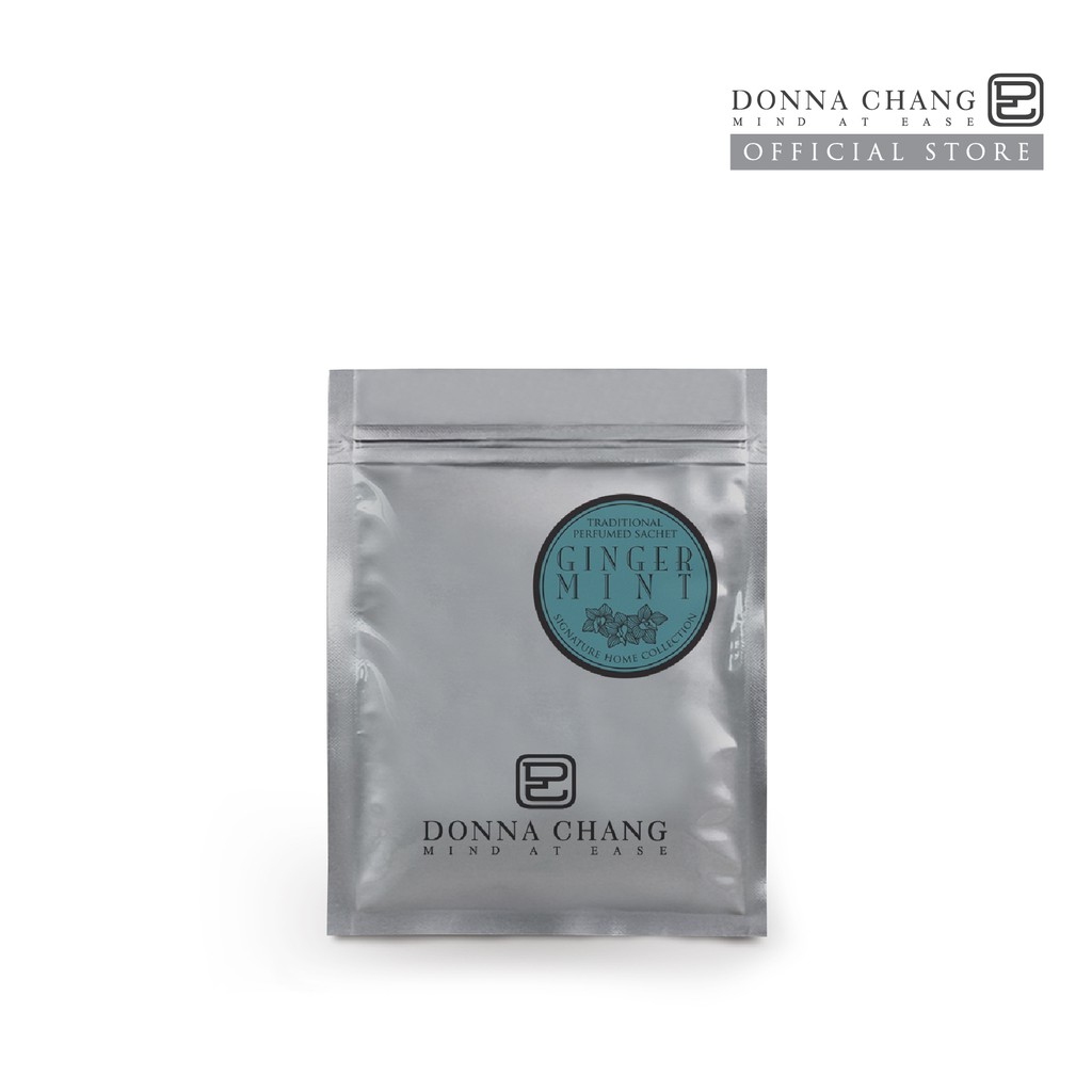 DONNA CHANG Ginger Mint Perfumed Sachet 60g (Refill) ดอนน่า แชง ถุงหอม ...