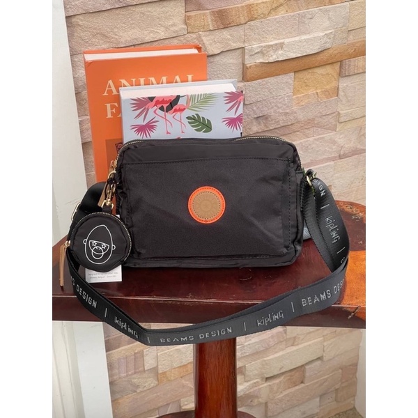 Kipling by BEAMS Design Abanu crossbody | Shopee Thailand