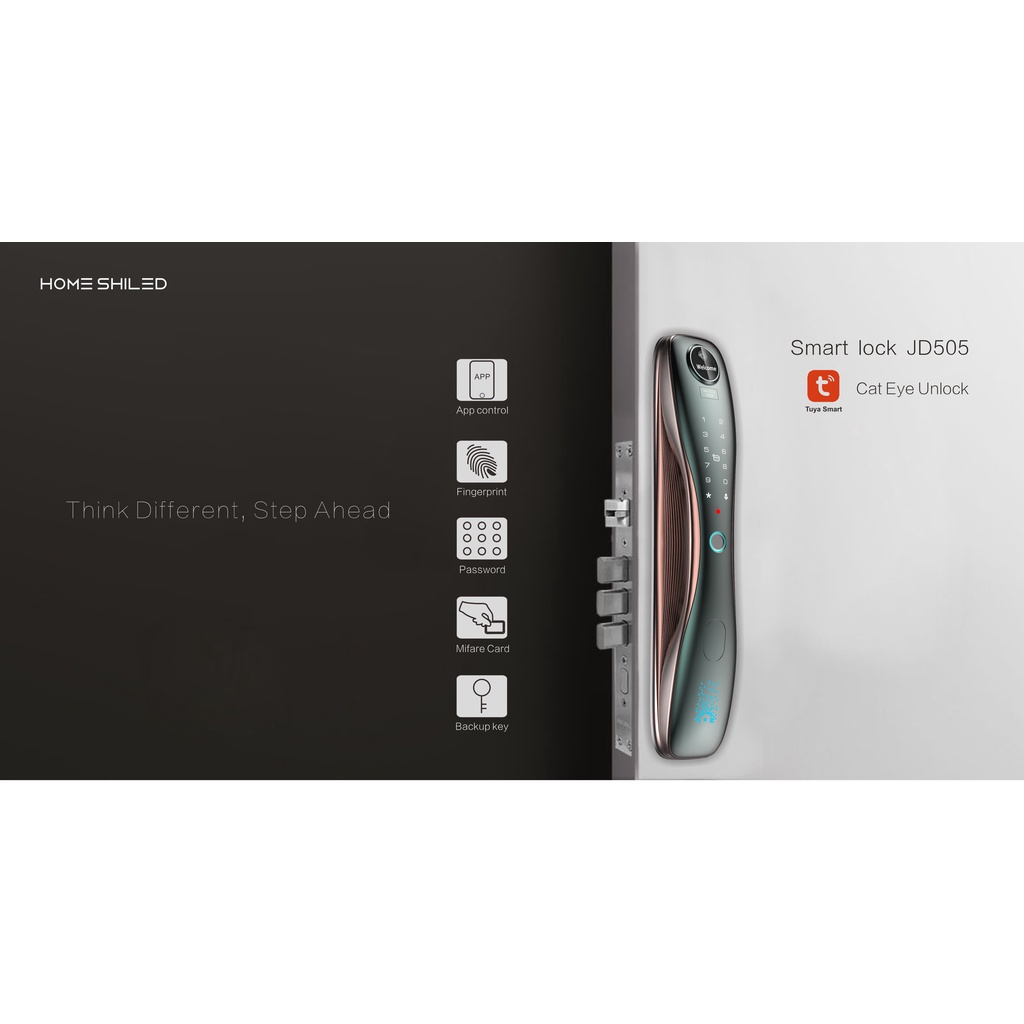 กล้อง พร้อม WiFi Digital Door Lock ปี 2024 รุ่น Model JD-505 สี Black ...