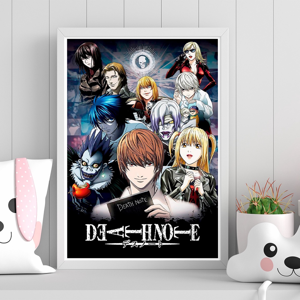 Death Note Poster デスノート โปสเตอร์ เดธโน้ต มังงะ ลึกลับ เขย่าขวัญ ขนาด ...