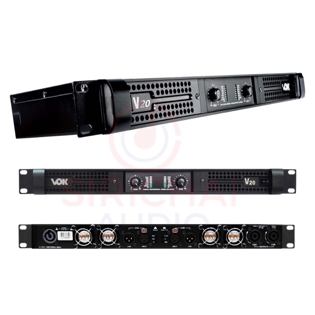 เพาเวอร์แอมป์ VOK รุ่น V20 (poweramp) | Shopee Thailand