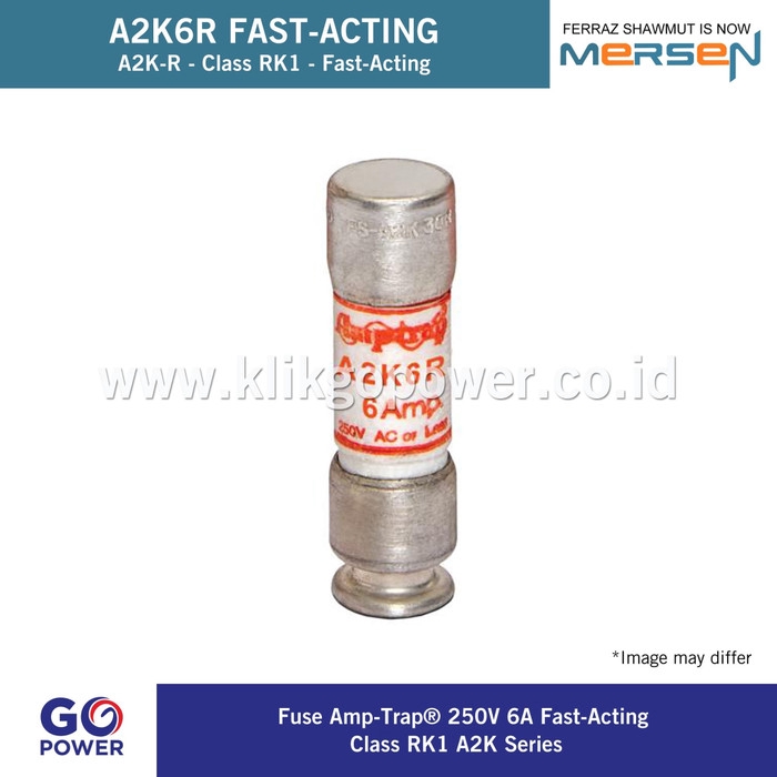 Mersen ที่ออกฤทธิ์เร็ว (FERRZ SHAWMUT) 250V 6A CLASS RK1 A2K6R | Shopee ...
