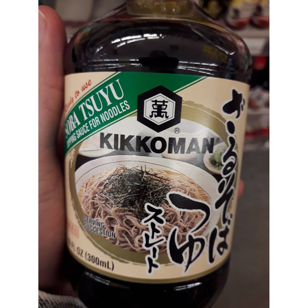 คิคโคแมน โซบะ สึยุ ซอสปรุงรสสำหรับบะหมี่โซะบะ 300มล. Kikkoman Soba Tsuyu Sauce 300ml. | Shopee ...