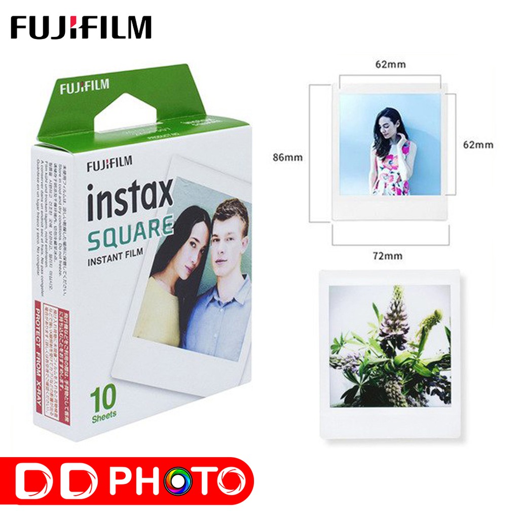 Fujifilm Instax Square film Polaroid ฟิล์มโพราลอยด์ 10 แผ่น สินค้าใหม่ ...