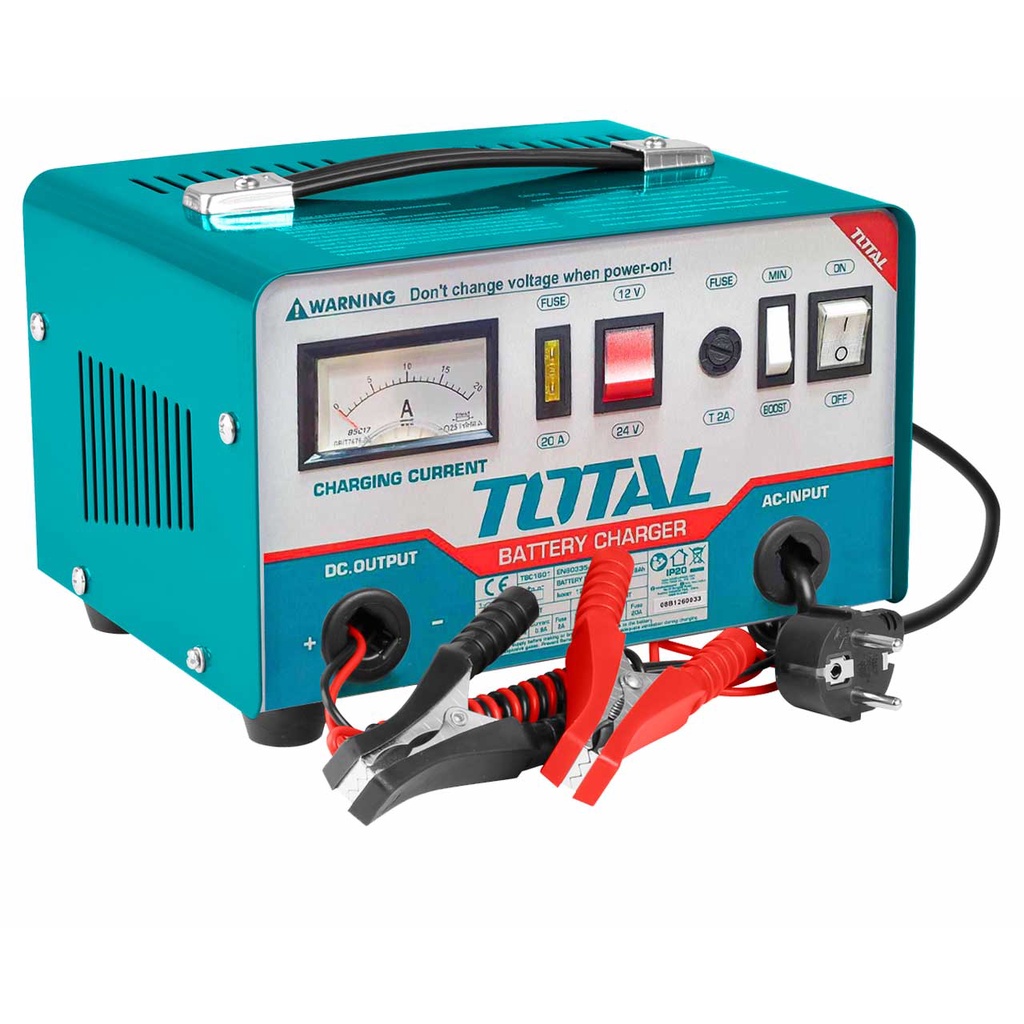 Total เครื่องชาร์จแบตเตอรี่ 12V / 24V 220V รุ่น TBC1601 ( Battery ...