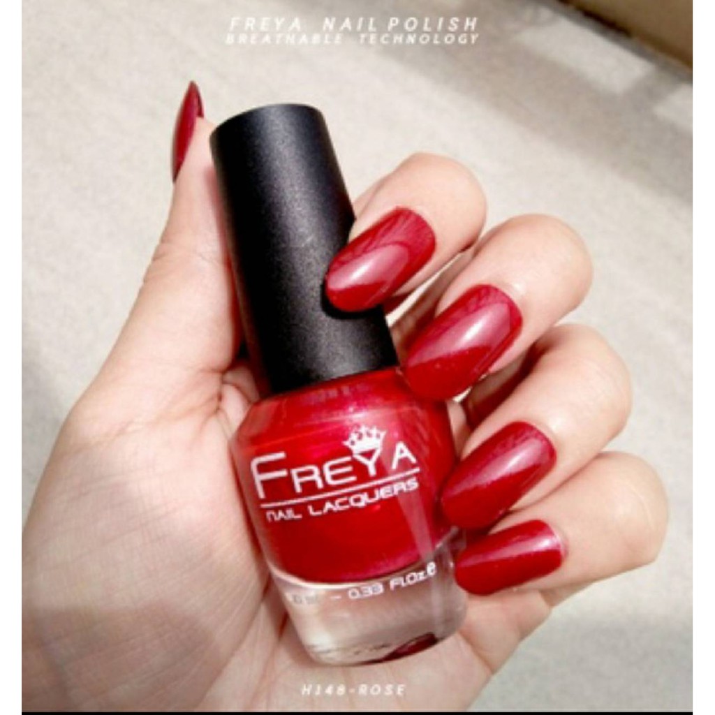 สีทาเล็บเฟรญ่า Freya Halal Nail Polish ยาทาเล็บฮาลาล (10 ml.) | Shopee ...