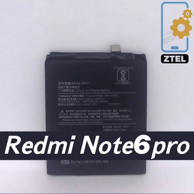 แบตเตอรี่ | Xiaomi Redmi Note 6 Pro | Phone Battery | ZTEL MOBILE ...