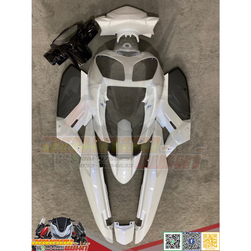 ชุดสี YAMAHA NOUVO MX สีขาวมุก งานเทียม ทำสีระบบ 2K | Shopee Thailand