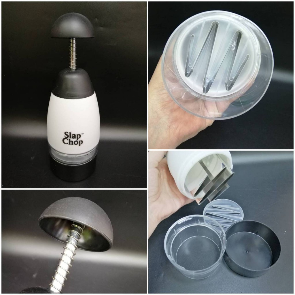 เครื่องสับกระเทียม slap chop เครื่องสับผัก ผลไม้ อเนกประสงค์ | Shopee Thailand