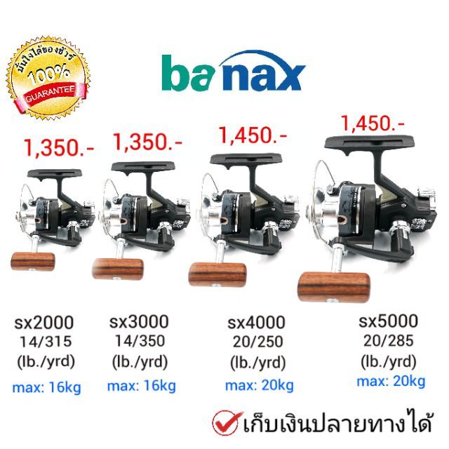 รอกบาแน็ก Banax sx2000/ 3000/4000/5000 รอกสปิน | Shopee Thailand