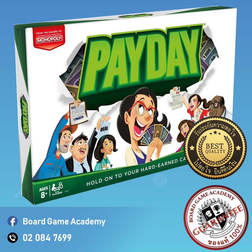 Monopoly Payday Board Game บอร์ดเกม ของแท้ | Shopee Thailand