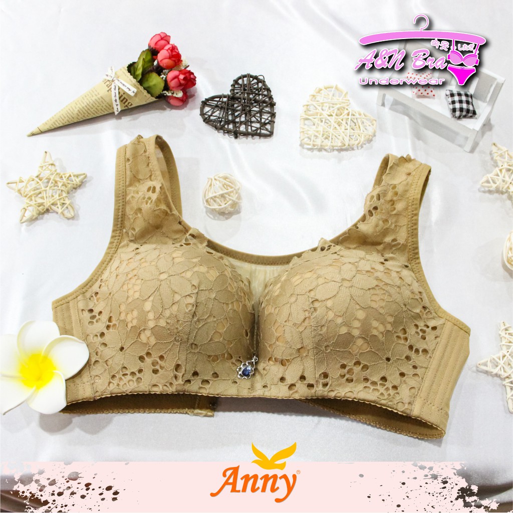ชุดชั้นในบราAnny ไร้โครง เต็มทรง แบบFully support ซัพพอร์ตยกกระชับทรง ทรงอกสวย เสื้อใน@2038 ...