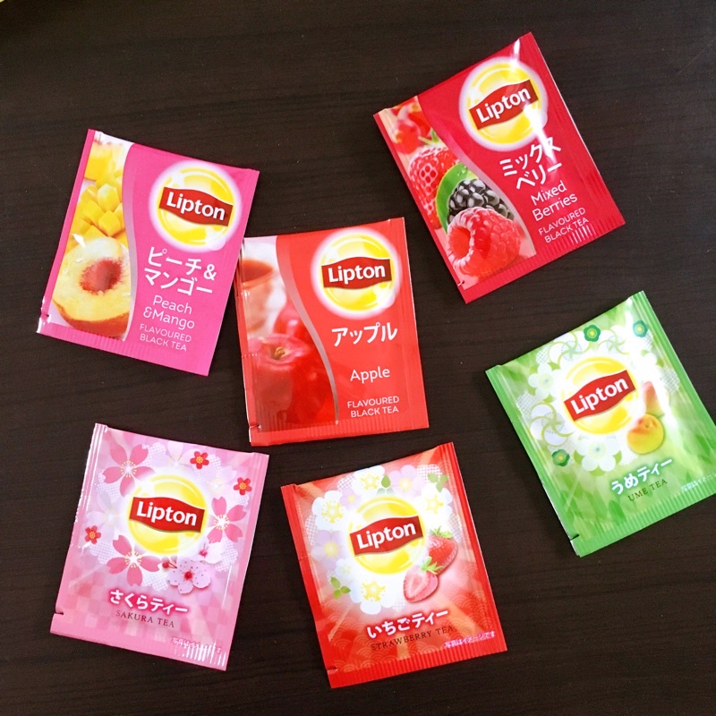 Lipton tea - fruit flavor set | Shopee Thailand