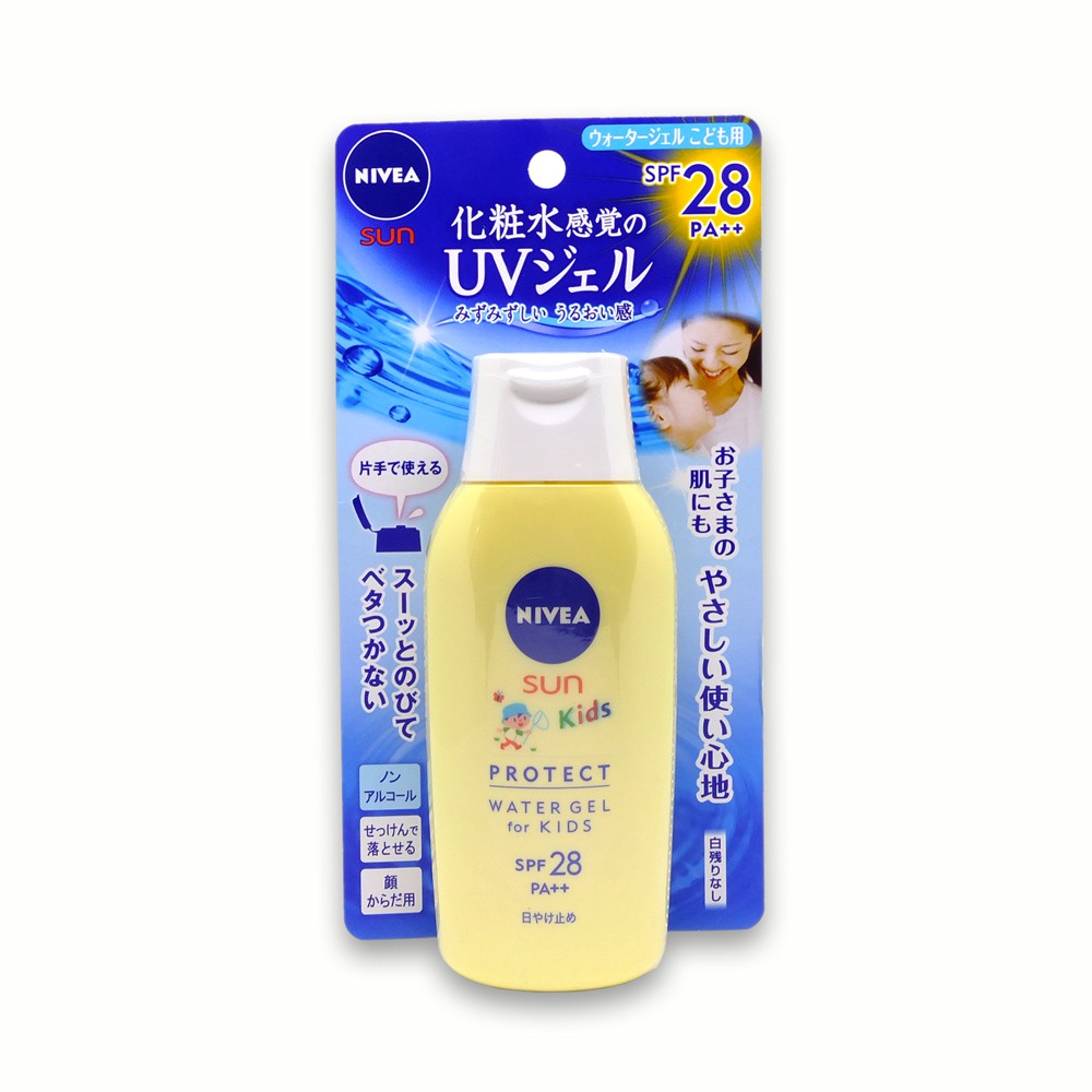 กันแดดเบบี้☀ Nivea Kids - Sun Protect Water Gel SPF28 PA++ ขนาด 120g [Japan] ครีมกันแดดสำหรับ ...