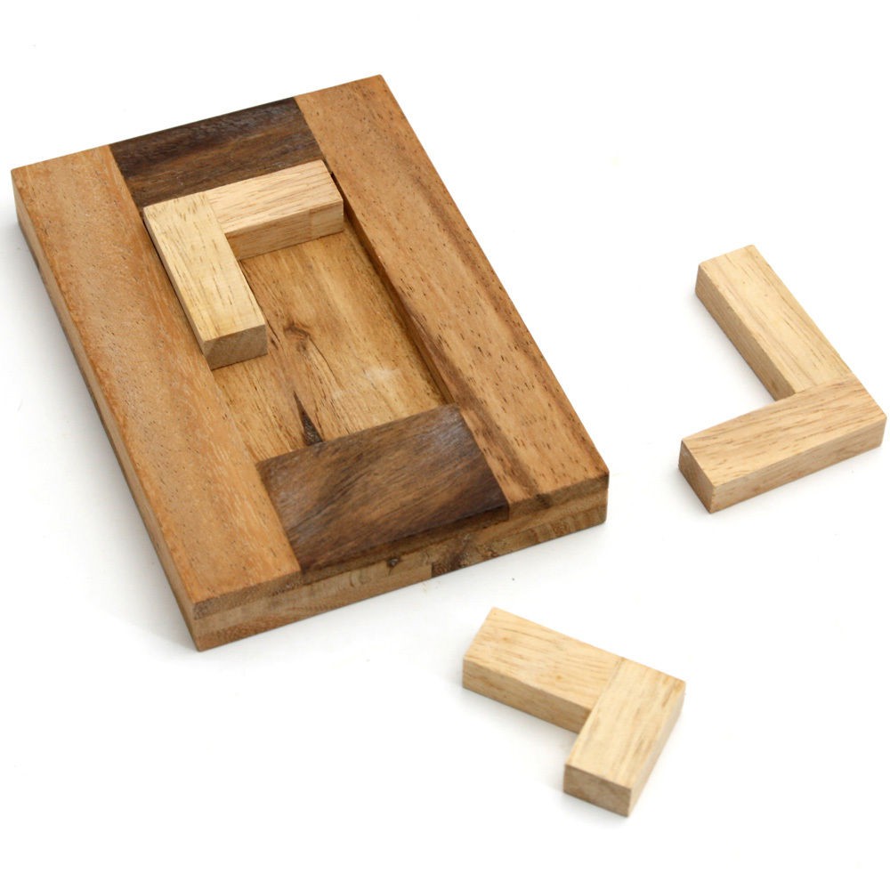 Ama-Wood ของเล่นไม้ 3 แอล (3 L Puzzle) | Shopee Thailand