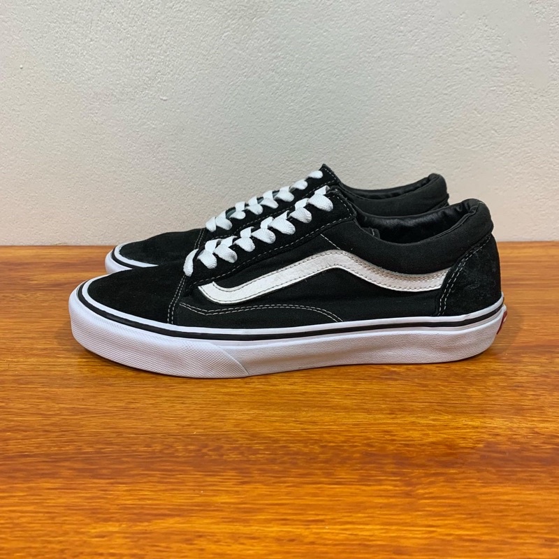 รองเท้า Vans Old Skool Classic Black White Shopee Thailand